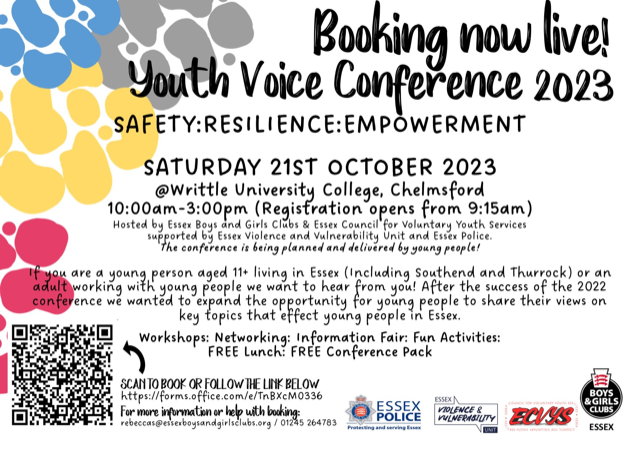 Youth Voice Conference 21st October 2023 - Community 360